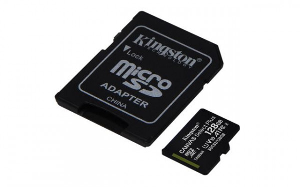 MICRO SD.128GB KINGSTON + 1ad KIN Canvas Plus SDCS2128GB