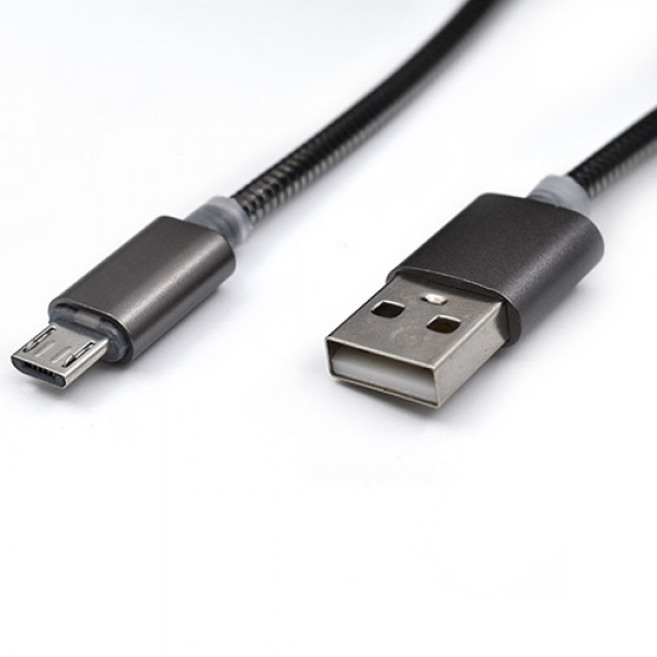 USB metalni kabl Mikro 1m MAB-K10 Grey