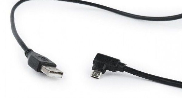 CCB-USB2-AMmDM90-6 Gembird USB 2.0 AM to Double-sided right angle Micro-USB cable, 1.8M