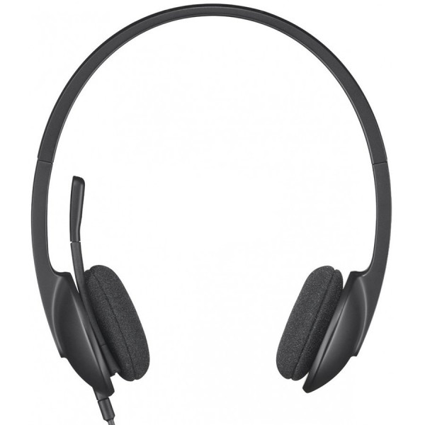 LOGITECH Corded USB Headset H340 - EMEA - BLACK ( 981-000475 )