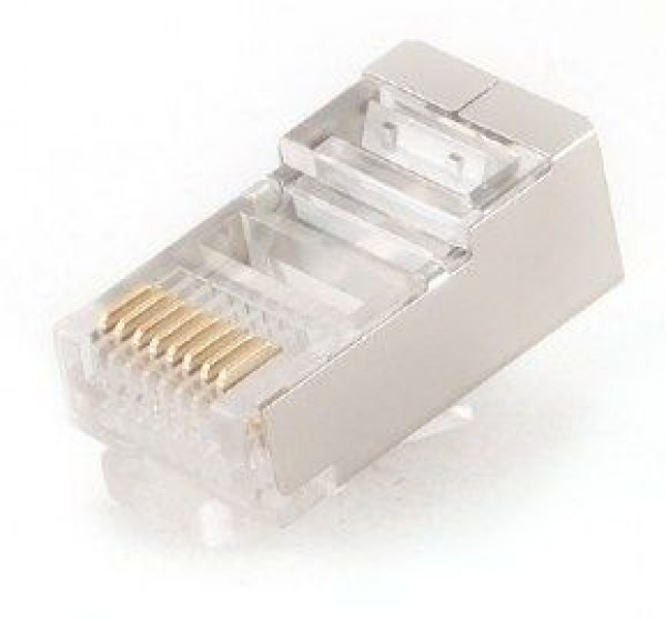 PLUG6SP/50 Shielded modular CAT6, 50 u pakovanju RJ45 / CENA PO PAKOVANJU