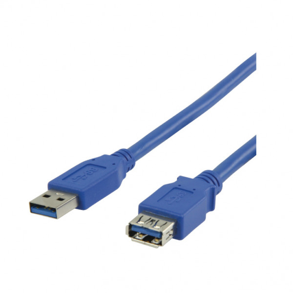 USB 3.0 kabel 3m USBT3.0A/A-3/BL