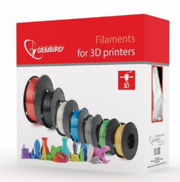 3DP-PLA1.75-01-GR PLA Filament za 3D stampac 1,75mm kotur 1KG GREY