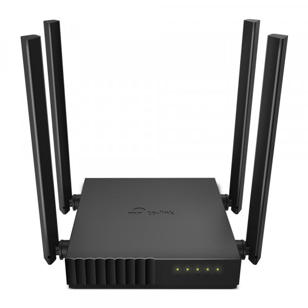 TP-LINK Wi-Fi Ruter AC1200 Dual Band 300Mbps867Mbps (2.4GHz5GHz), 1xWAN, 4xLAN,4x antene