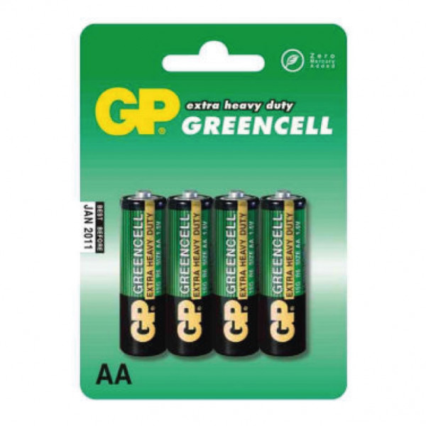 GP cink-oksid baterije AA GP-R06/4BP
