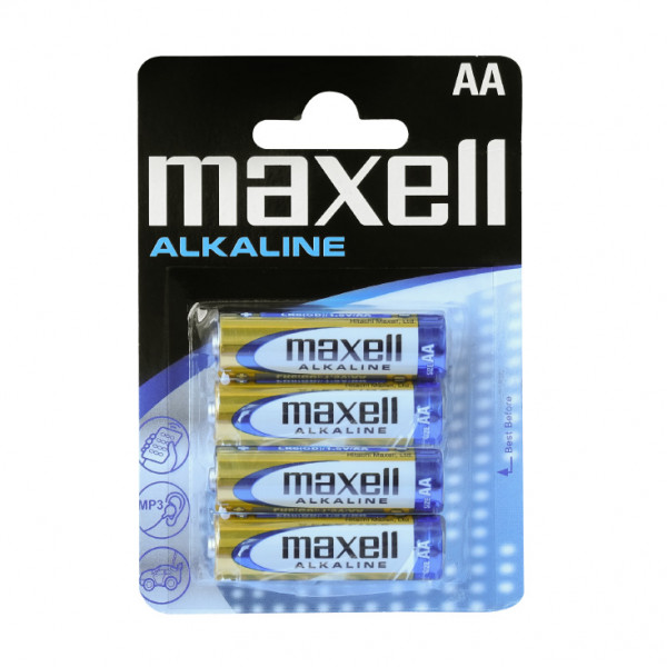 Maxell alkalne LR6 (AA) baterije MAX-LR06/BL4