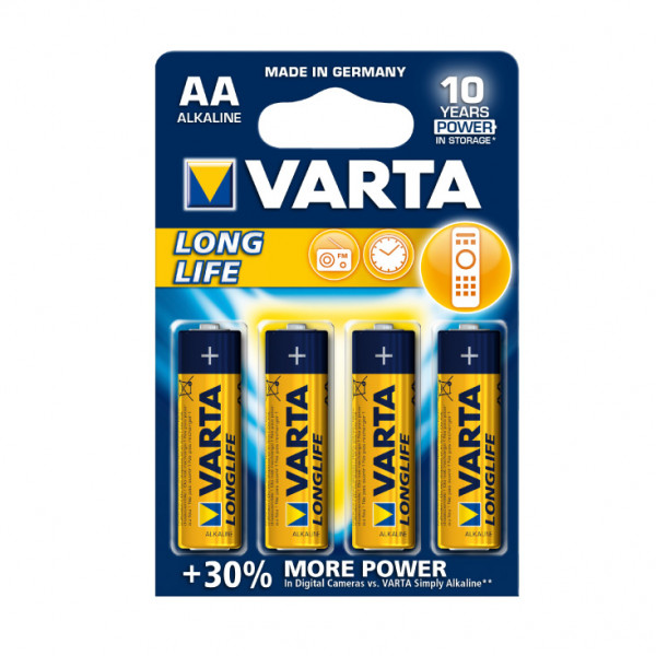 Varta alkalne mangan baterije AA VAR-LR06/BP4