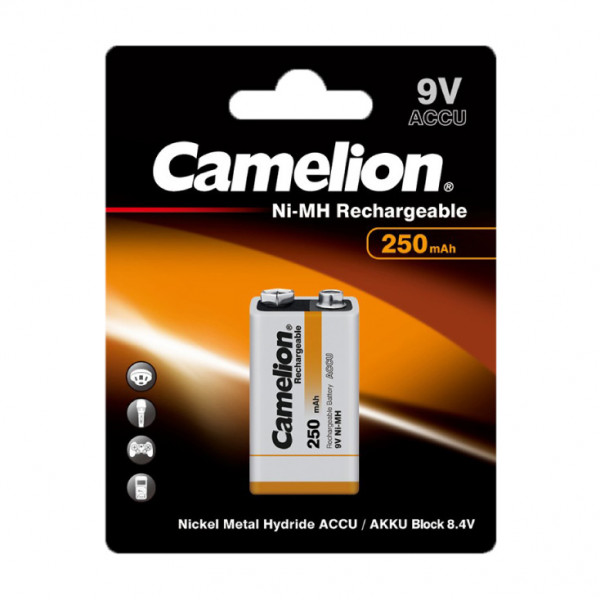 Camelion punjiva baterija block 250 mAh CAM-NH-9V250/BP1
