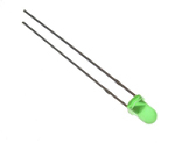 LED dioda transp. zelena 5 mm LD5GN-WC1230
