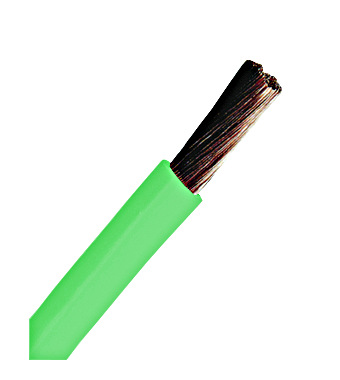 Finožični PVC izolovan provodnik H05V-K (P/F) 0,5mm², zeleni
.