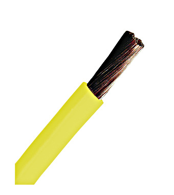 Finožični PVC izolovan provodnik H05V-K (P/F) 0,5mm², žuti
.