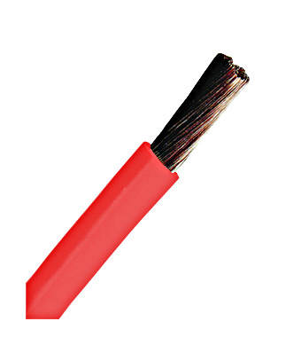 Finožični PVC izolovan provodnik H05V-K (P/F) 0,5mm², crveni
.