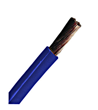 Finožični PVC izolovan provodnik H05V-K (P/F) 0,5mm²,t-plavi
.