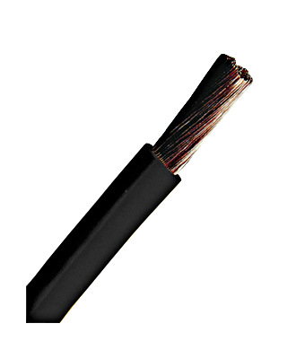 Finožični PVC izolovan provodnik H07V-K (P/F) 1,5mm², crni
fine stranded, ring 100m