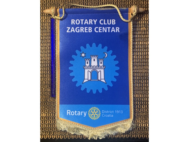 Rotary club Zagreb zastavica Rotari klub