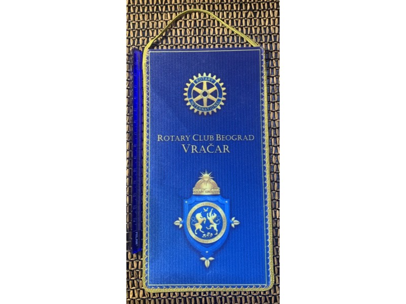 rotary club Beograd vracar zastavica rotari klub