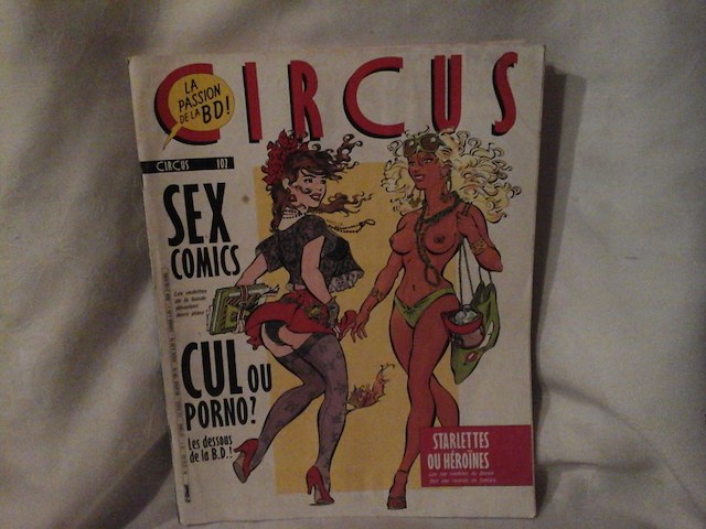 Circus 102 Sex comics Glenat erotika u strip