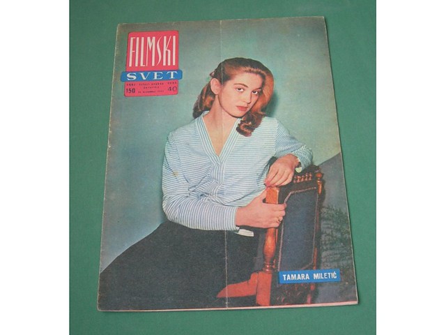 Filmski svet br. 150, 1957. - Tamara Miletić