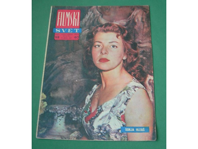 Filmski svet br. 148, 1957. - Sonja Hlebš