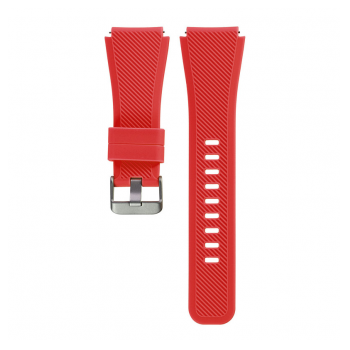 Silikonska narukvica za pametni sat crvena 22mm
