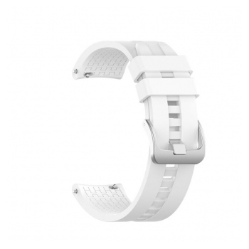 Silikonska narukvica za pametni sat Huawei bela 22mm