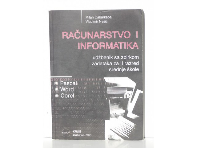 RAČUNARSTVO I INFORMATIKA 2 M Čabarkapa V Nešić