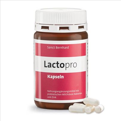 Probiotik - LactoPro +Cink 100 kaps. Nemačka