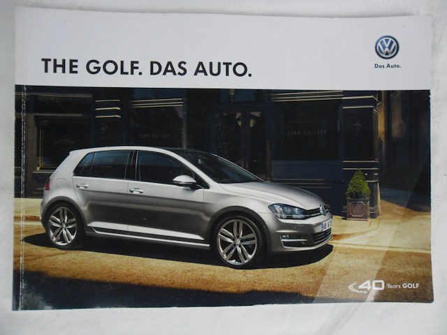 Prospekt VW Golf 2014.god,teh.podatci za sve motore,A 4