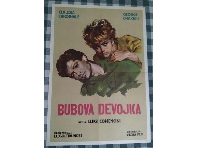 plakat BUBOVA DEVOJKA (Claudia Cardinale)