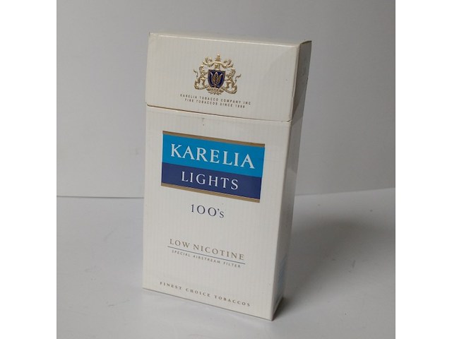 kutija od cigara KARELIA LIGHTS 100`S Made in Greece