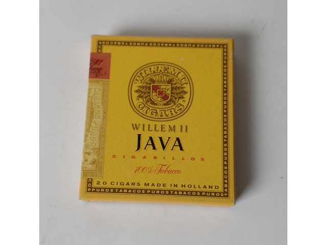 kutija od cigara WILLEM II JAVA Made in Holland