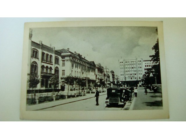 Beograd, Kraljev trg i berza  oko 1940.