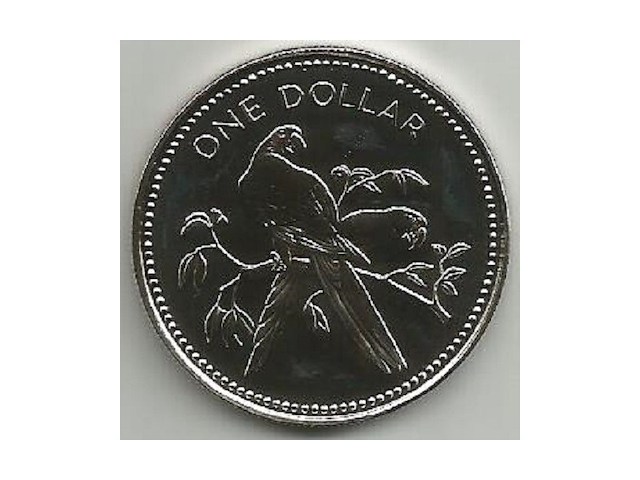 Belize 1 dollar 1980. UNC