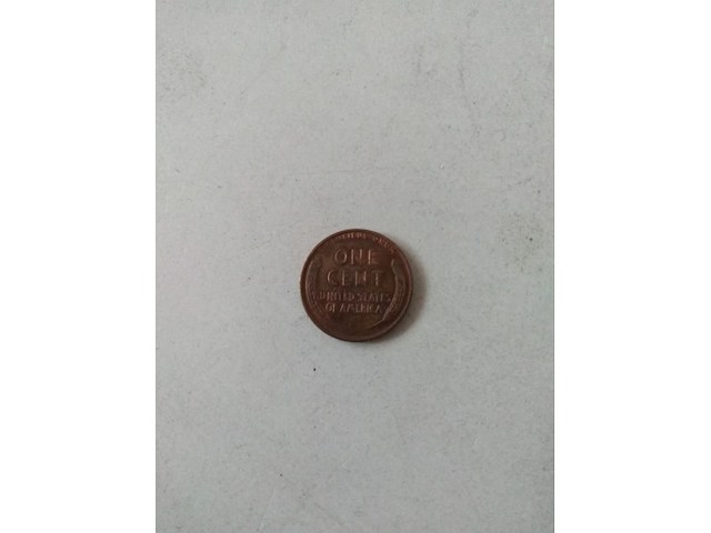 One cent, D, USA, 1956.