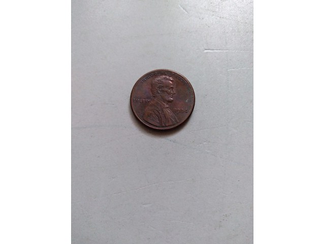 One cent, USA, 1984.