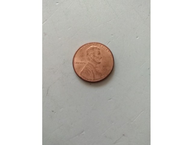 One cent, USA,D, 2016.