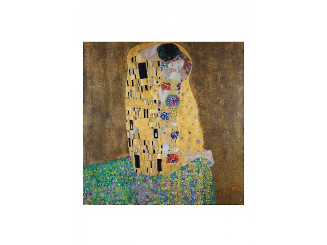 Gustav Klimt - Poljubac / Kiss  (reprodukcija A3)
