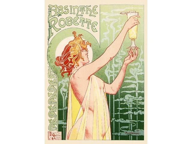 Art nouveau / Art deco reprodukcija (A3 format)