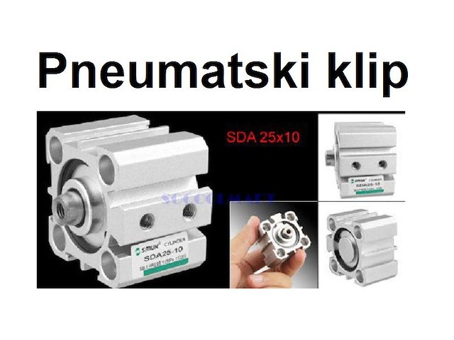 Pneumatski klip - cilindar 25x10mm