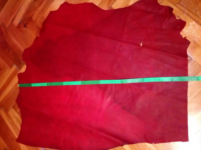 Prirodna koža crvena(86x70),restl