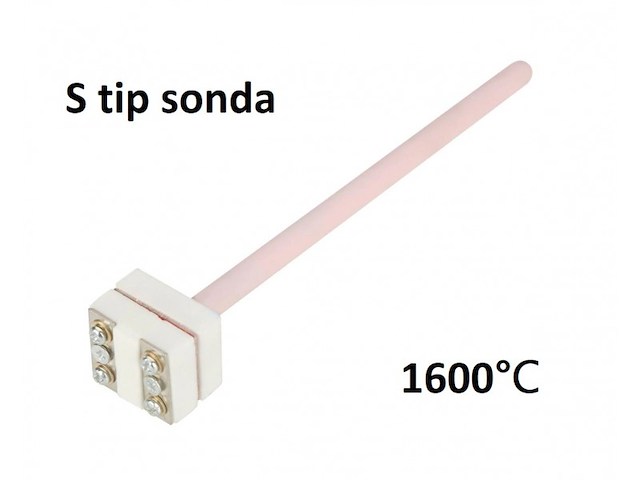 Temperaturna sonda 1600℃ S tip - 80mm - WRP-100-80