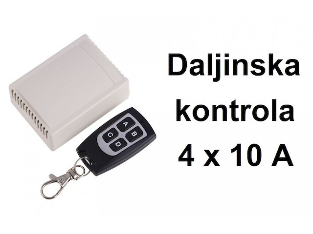 Daljinska kontrola - 4 kanala 10A