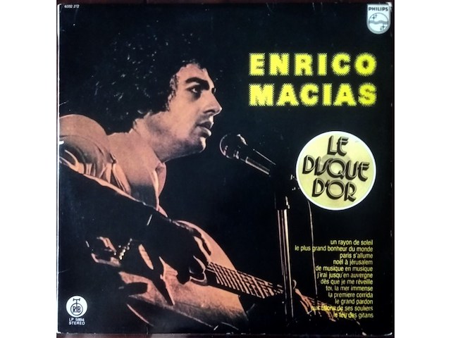 LPS Enrico Macias - Le Disque D`or