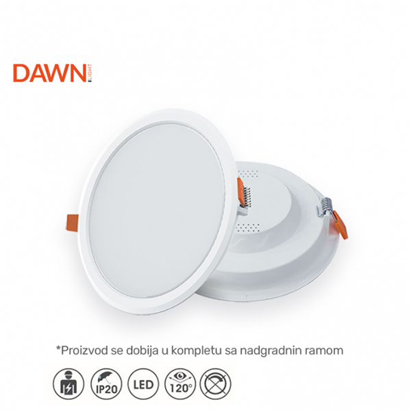 Led panel ugradni KNC1 12W 960Lm 4000K Dawn 201274