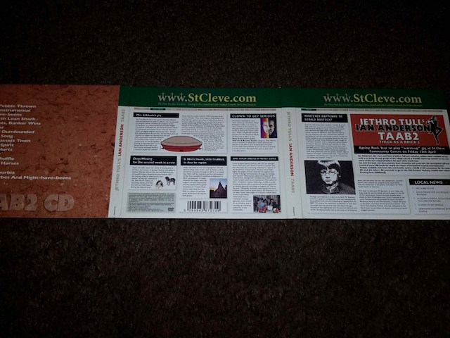 Ian Anderson - TAAB2 CD+DVD , ORIGINAL