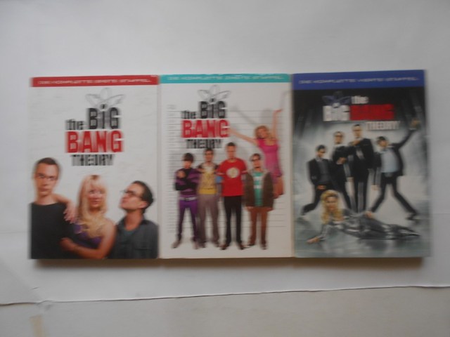 Štreberi, The Big Bang theory, serija, 3 sezone x 3 DVD