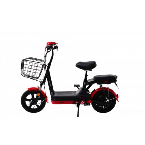 Električni bicikl skq-48 crno-crveno