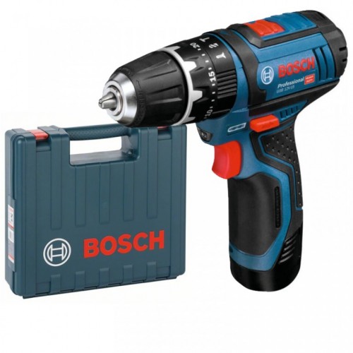 Akumulatorska vibraciona bušilica Bosch GSB 12V-15 Professional kofer