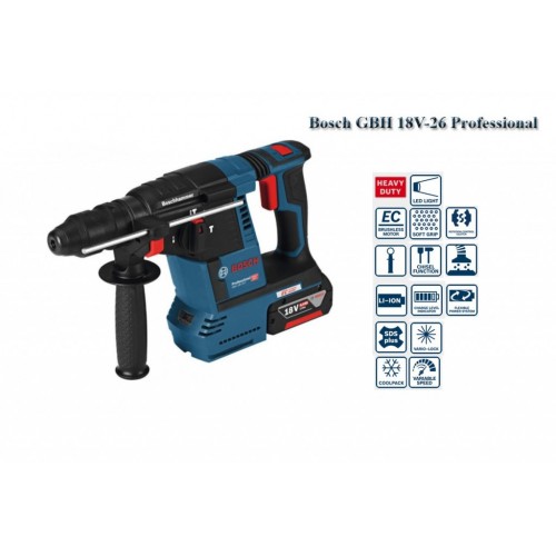 Akumulatorski elektro-pneumatski čekić Bosch GBH 18V-26 Professional