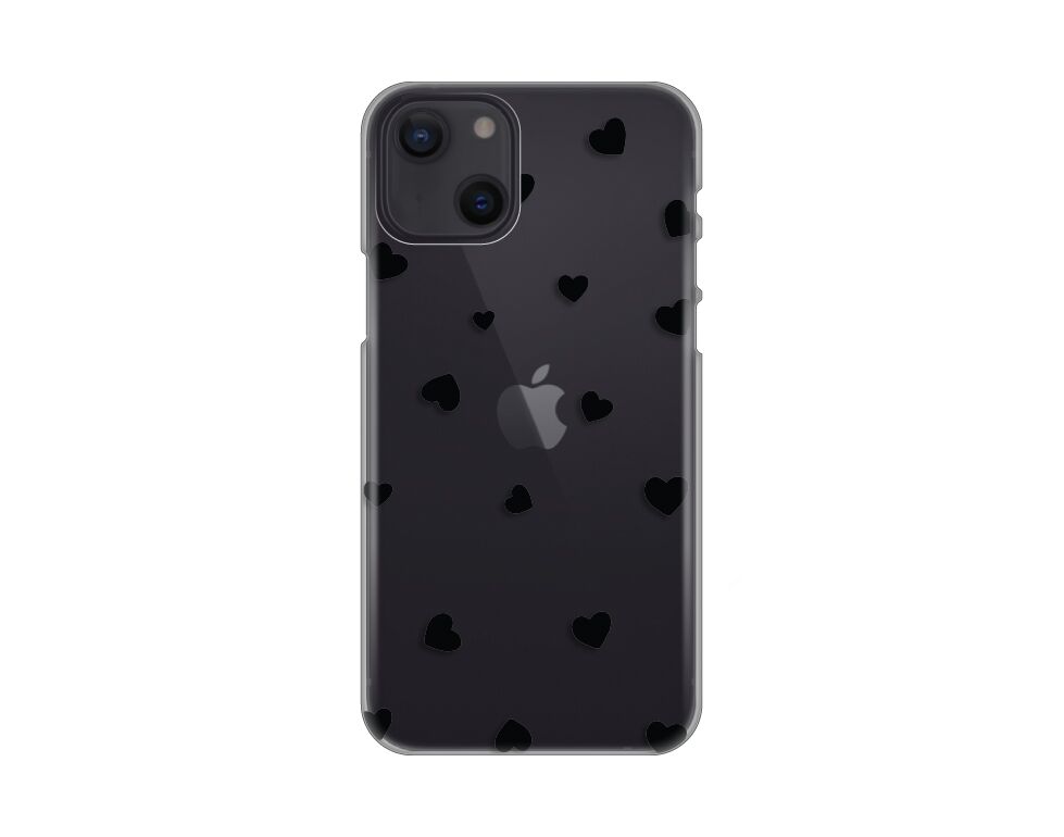 Silikonska futrola PRINT Skin - iPhone 13 Hearts